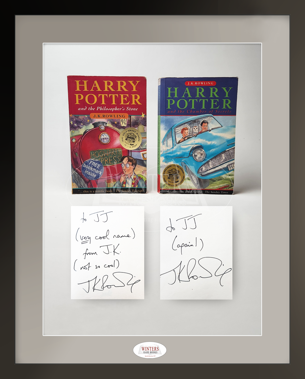 Authentic signed Harry Potter books – Winters Rare Books