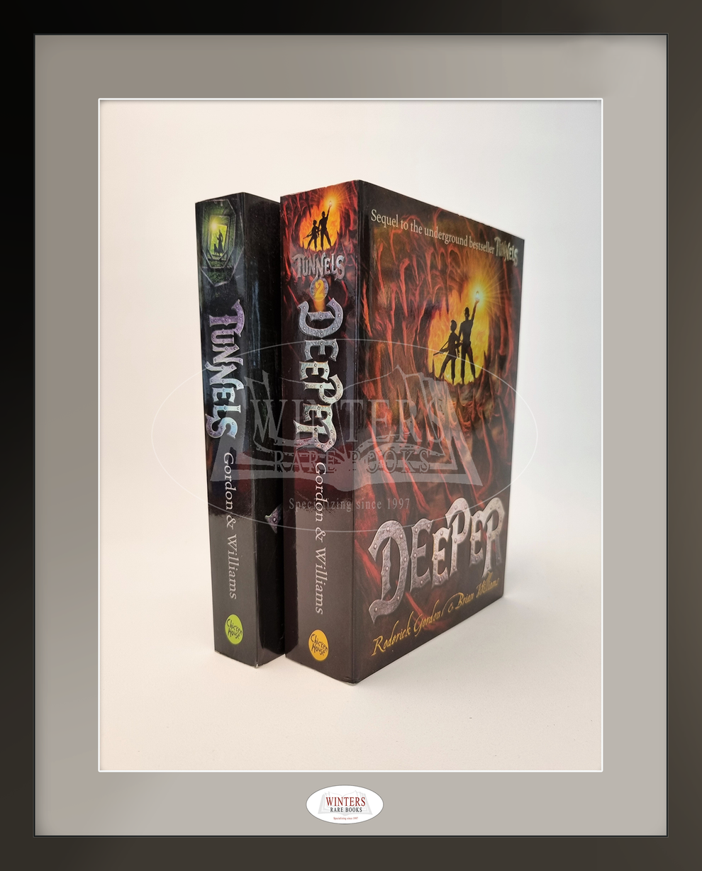 Tunnels and Deeper by Roderick Gordon and Brian Williams - Signed and ...