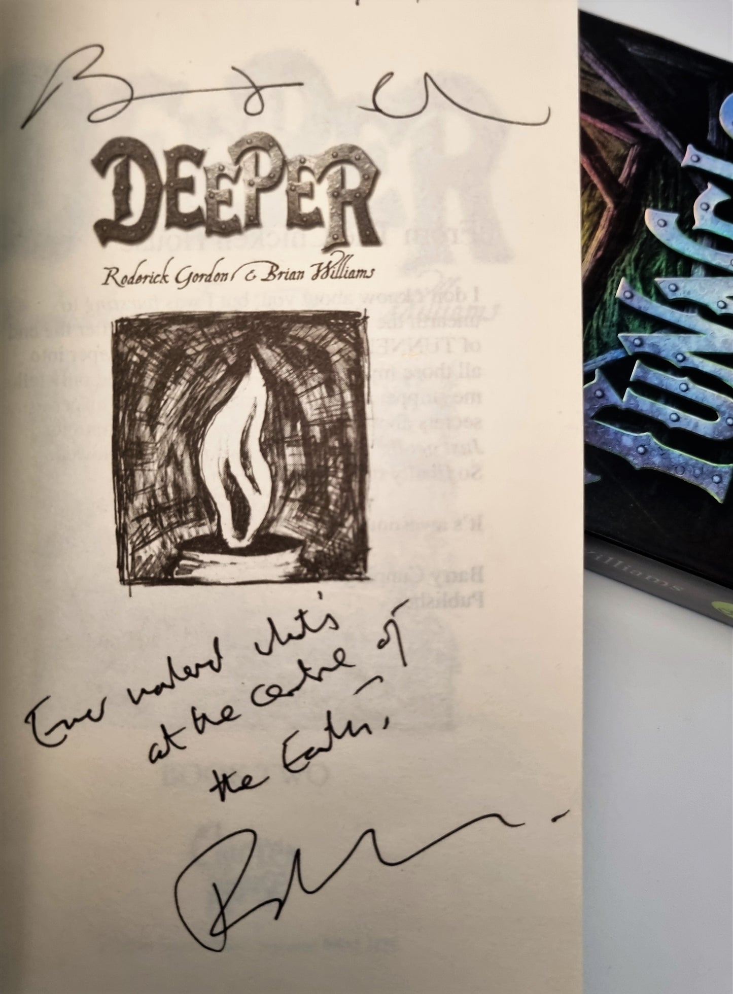 Tunnels and Deeper by Roderick Gordon and Brian Williams - Signed and ...